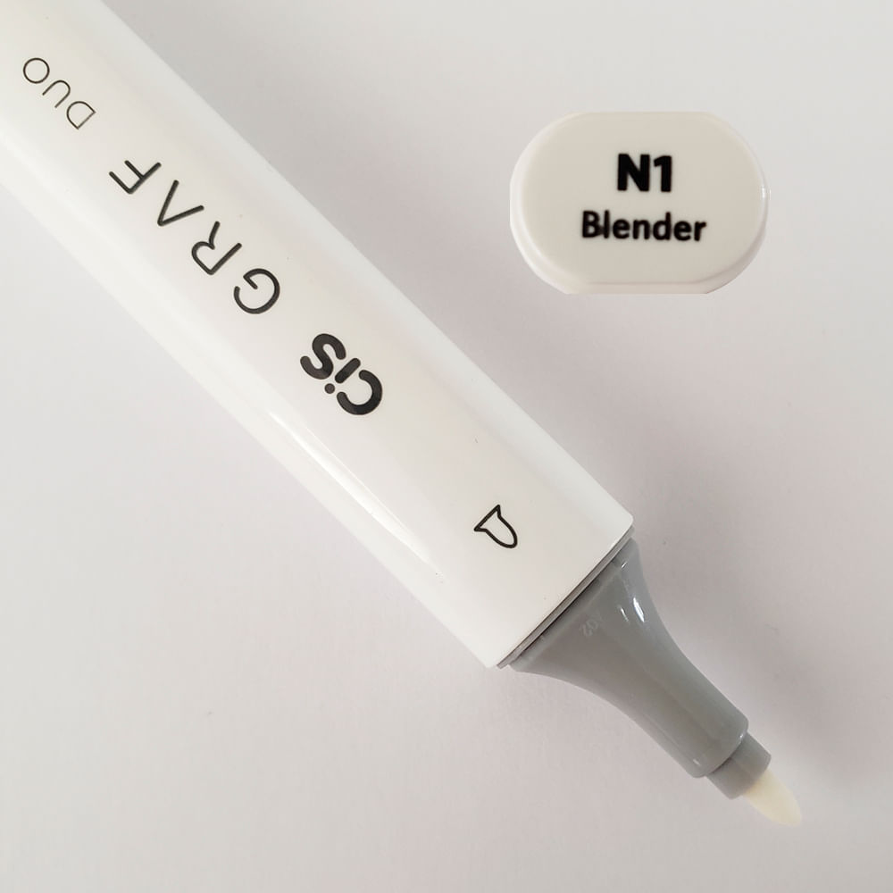 Marcador Artístico - 00 - N1 - Blender - Graf Duo - 2 Pontas